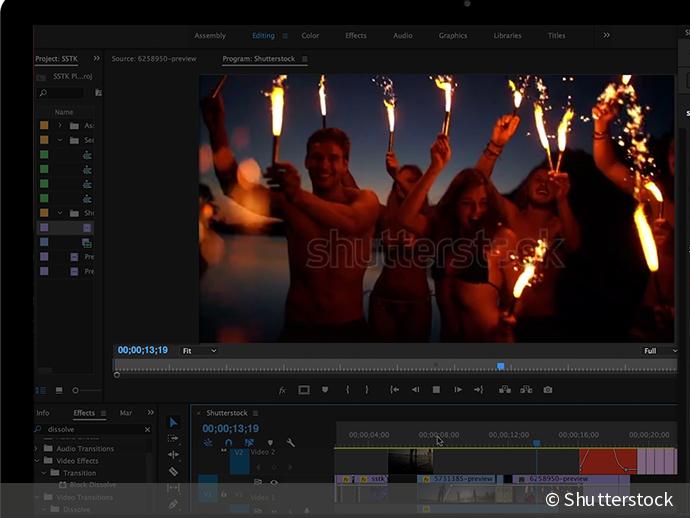 Shutterstock-Plugin jetzt in gesamter Adobe Creative Cloud