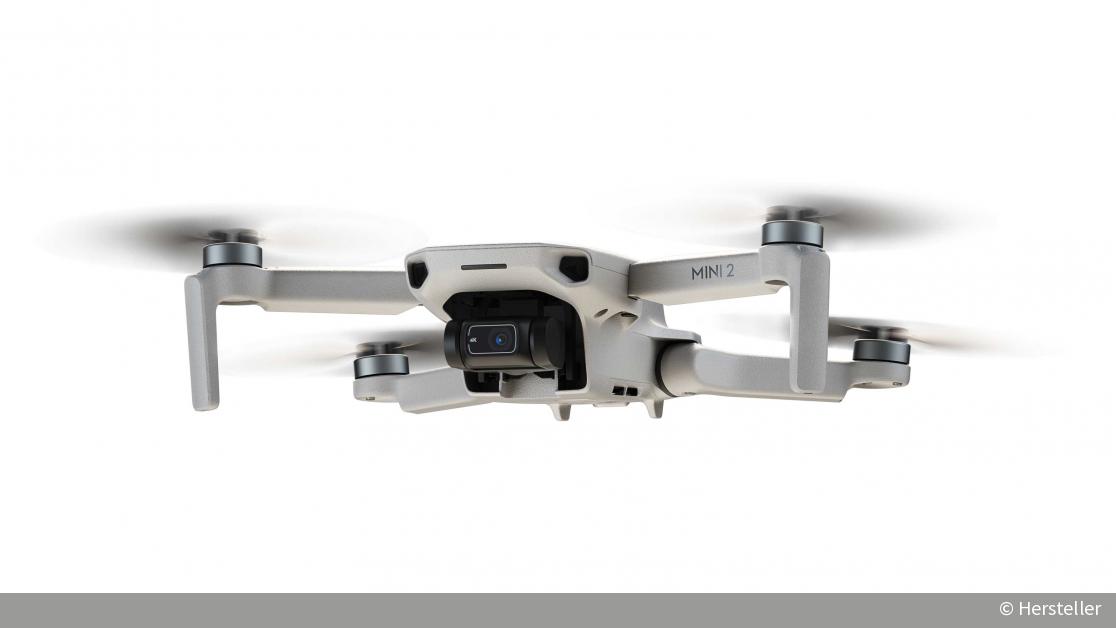 DJI Mini 2 mit 4K-Auflösung und RAW-Format