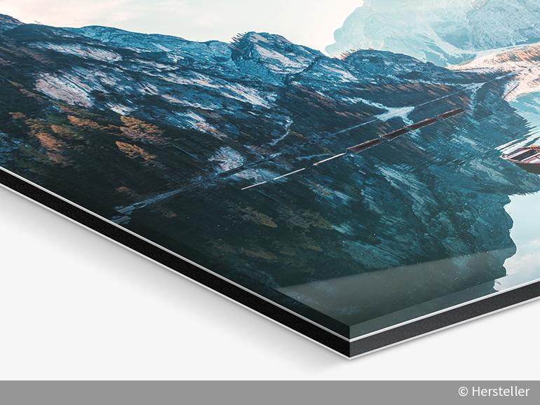 Wandbild nach Maß: echter Fotoabzug hinter Acrylglas